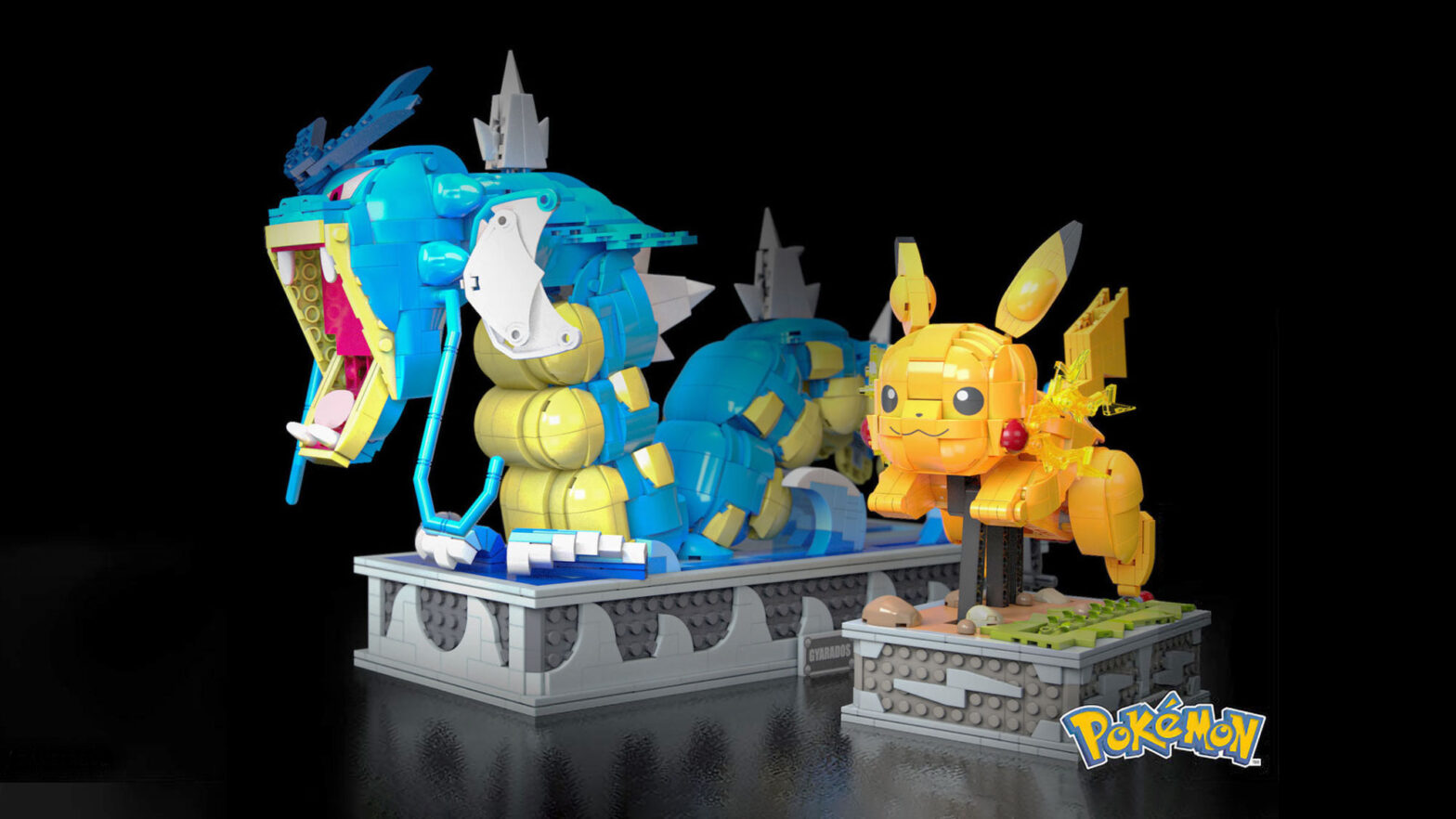 Mega Collectors Adds Mega Pokemon Motion Gyarados And Pikachu To The ...