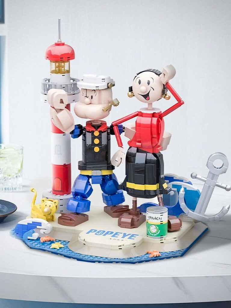 Pantasy Popeye And Olive Oly Building Set Comes With Buildable Can Of ...
