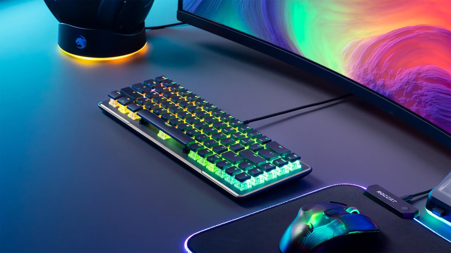 ROCCAT Vulcan II MINI PC Gaming Keyboard Has The World’s First Dual LED ...