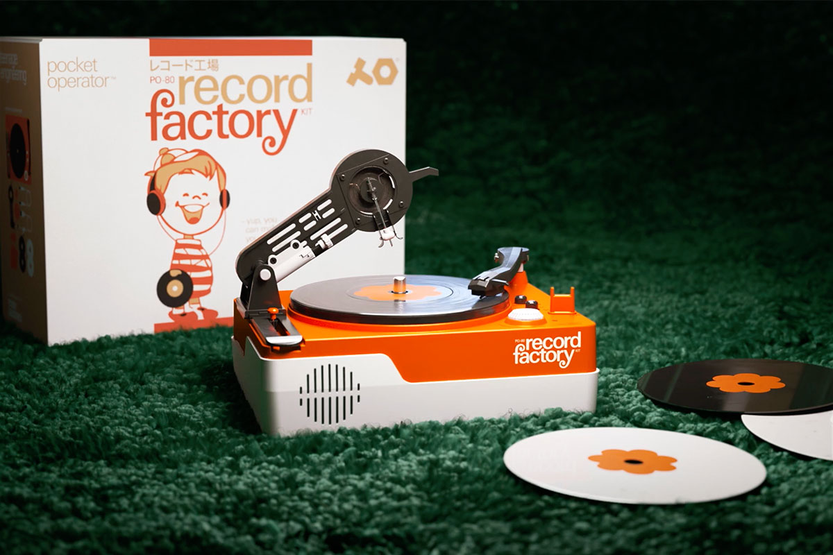 Teenage Engineering PO-08 Factory Record Kit Lets Cut Your Own Vinyl ...