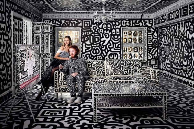 Meet The Artist Who Covered An Entire 12-room Mansion In Doodle