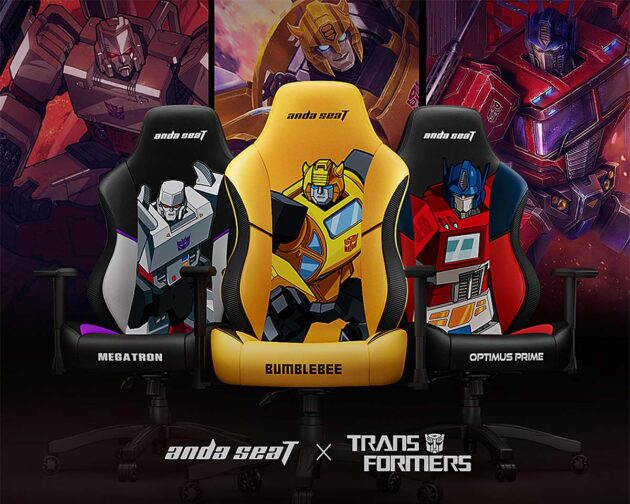 AndaSeat Transformers Edition Gaming Chair Features G1 Characters!