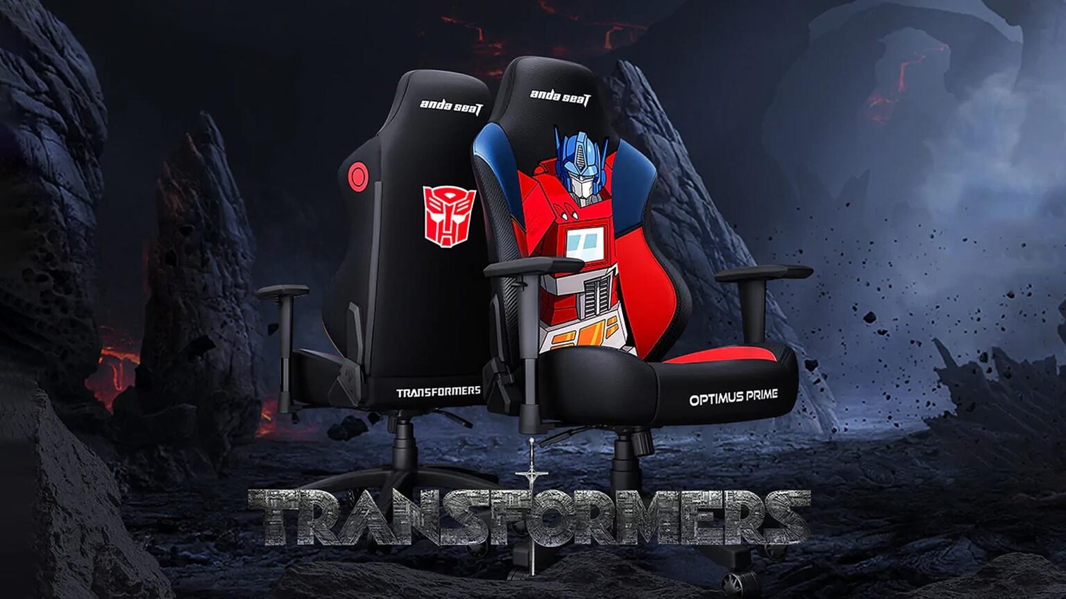 AndaSeat Transformers Edition Gaming Chair Features G1 Characters!