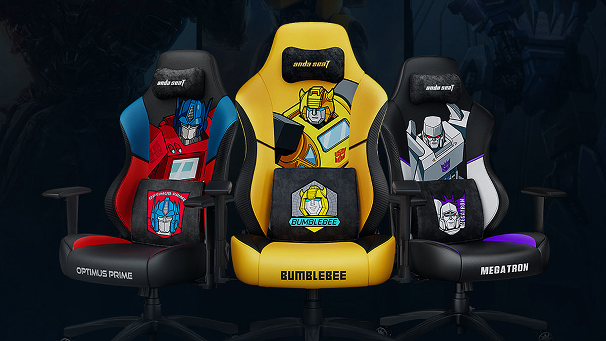 AndaSeat Transformers Edition Gaming Chair Features G1 Characters!