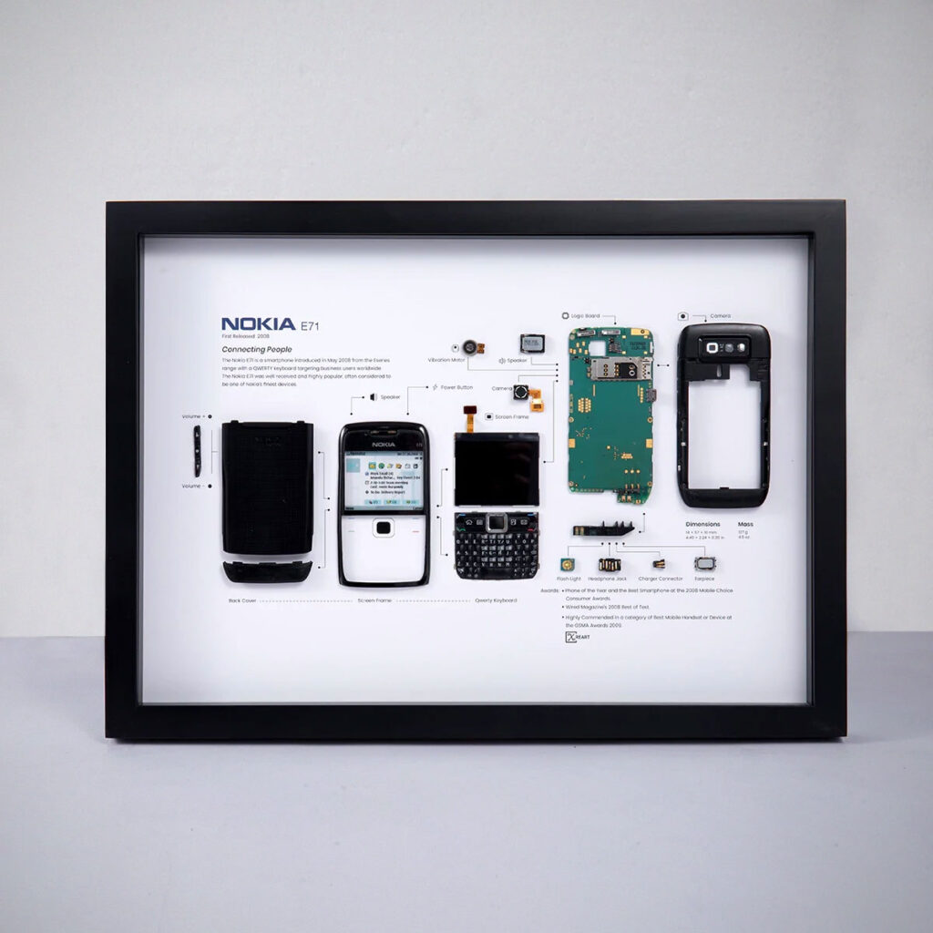 Disassembled Tech Framed Art By XreArt: Wall Art For Tech Enthusiasts