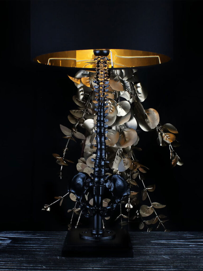 Handmade The Spine Lamp Will Increase Your Home's (Gothic) Appeal