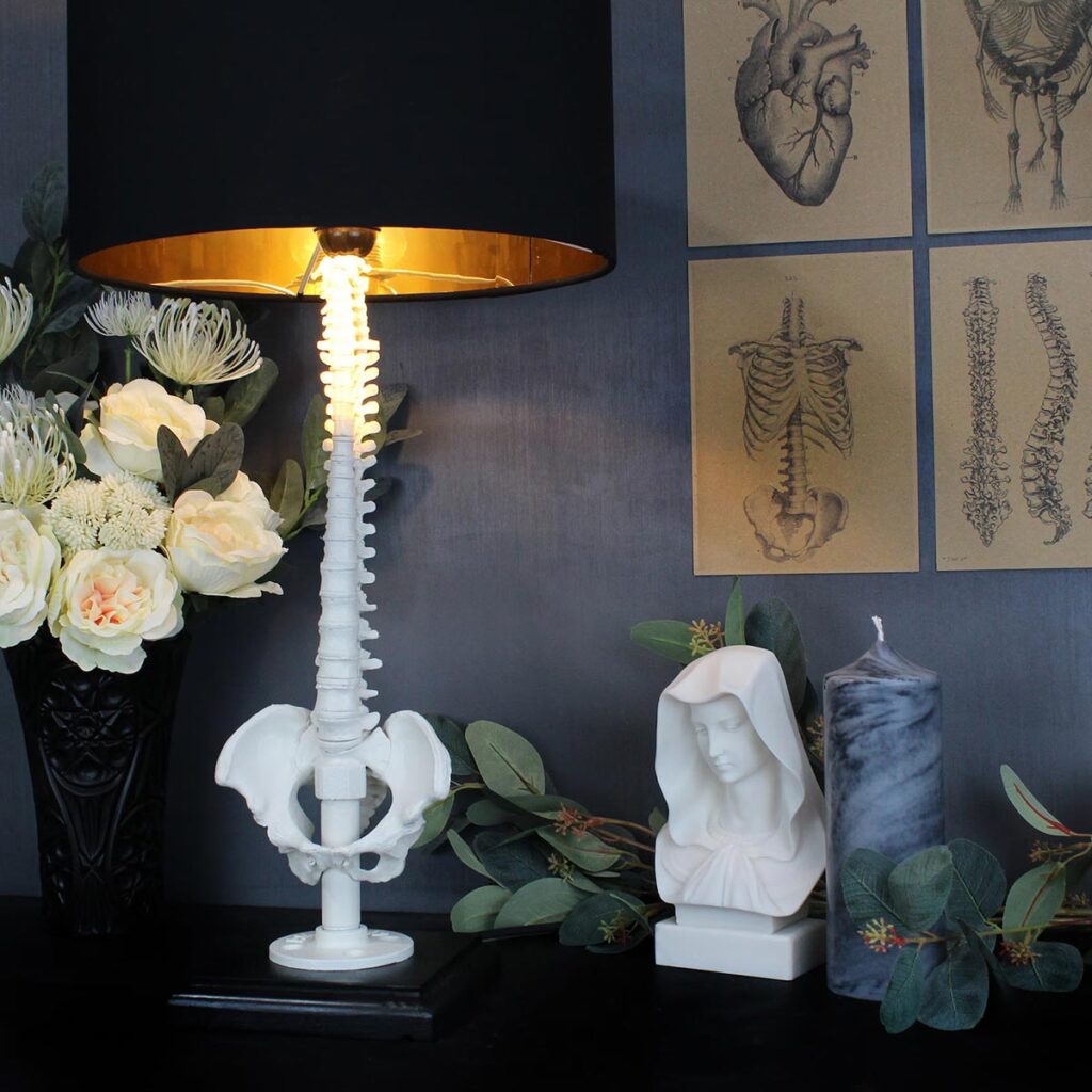 Handmade The Spine Lamp Will Increase Your Home's (Gothic) Appeal