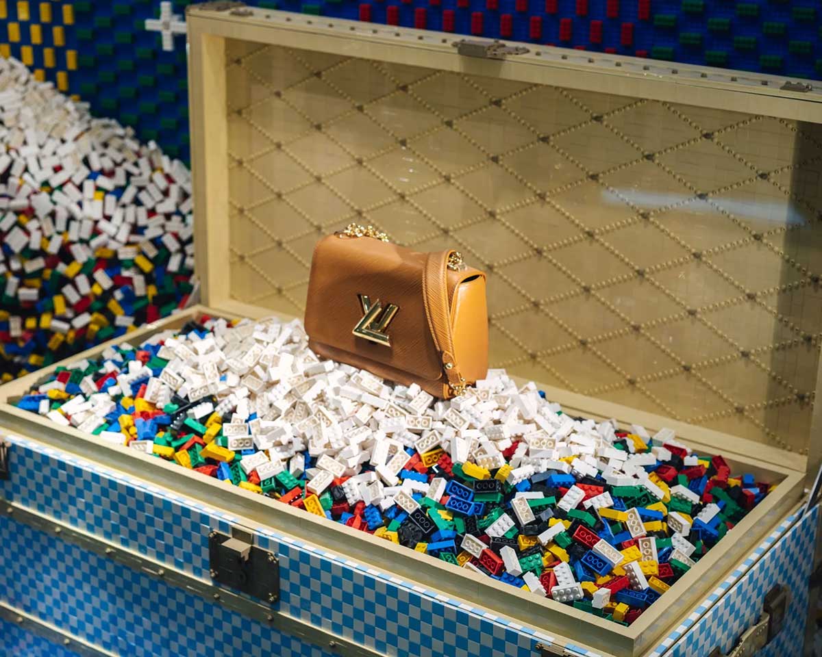 Louis Vuitton Celebrates Holiday Season With Custom LEGO Installations