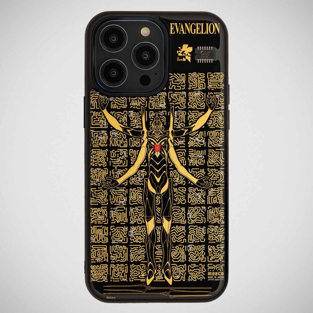 Evangelion-themed Battery-free Light Up PCB Art iPhone 14 Cases