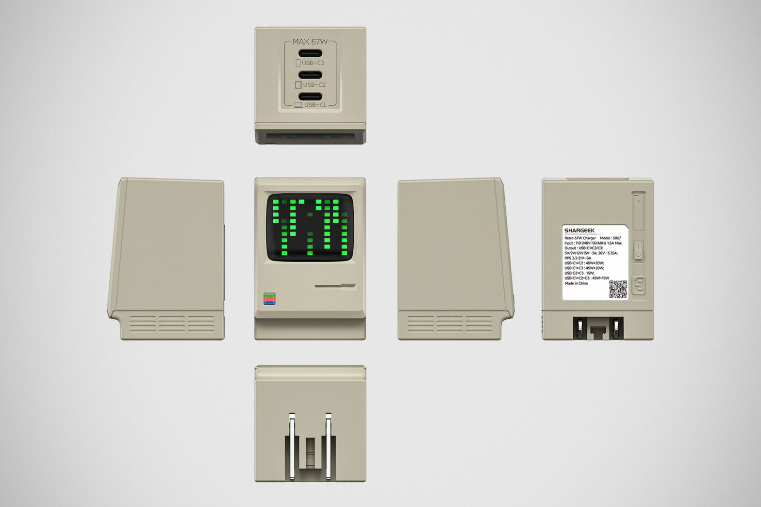 Shargeek 67W Charger Pays Homage To The Classic Macintosh PC And The ...