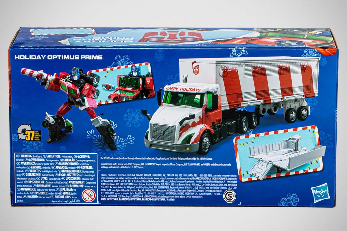 Transformers Generations Holiday Optimus Prime Transforming Action Figure
