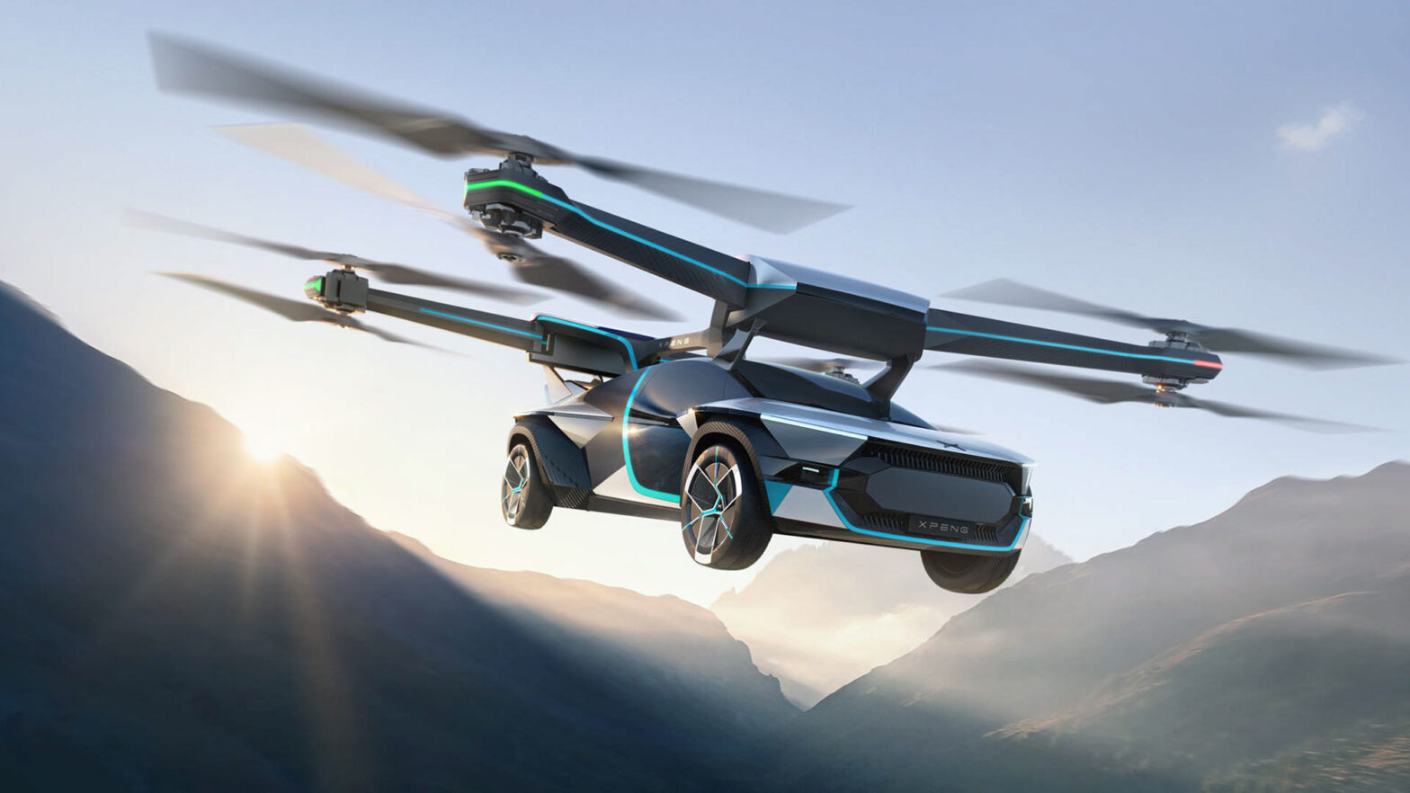 Xpeng Electric Flying Car Gets A New Design And Made First Flight