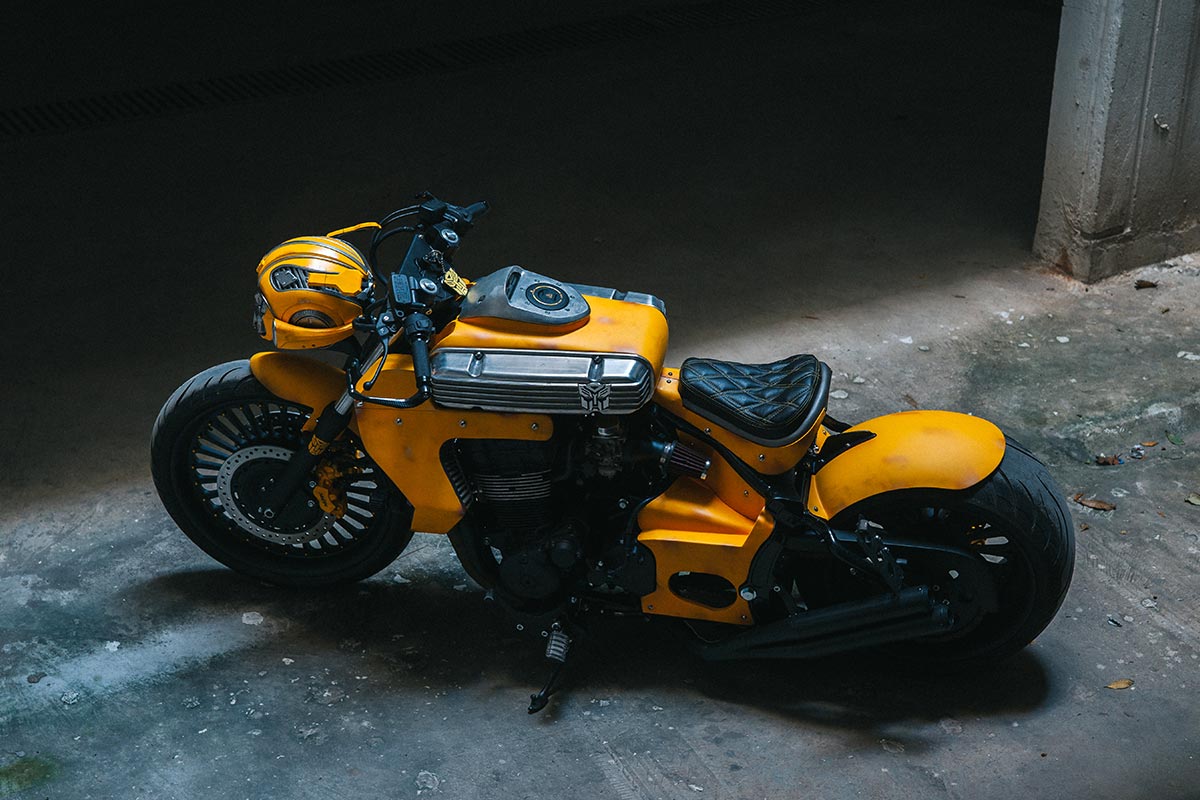 Custom Bumblebee Motorcycle By RH Customs Answered The Question Of What ...