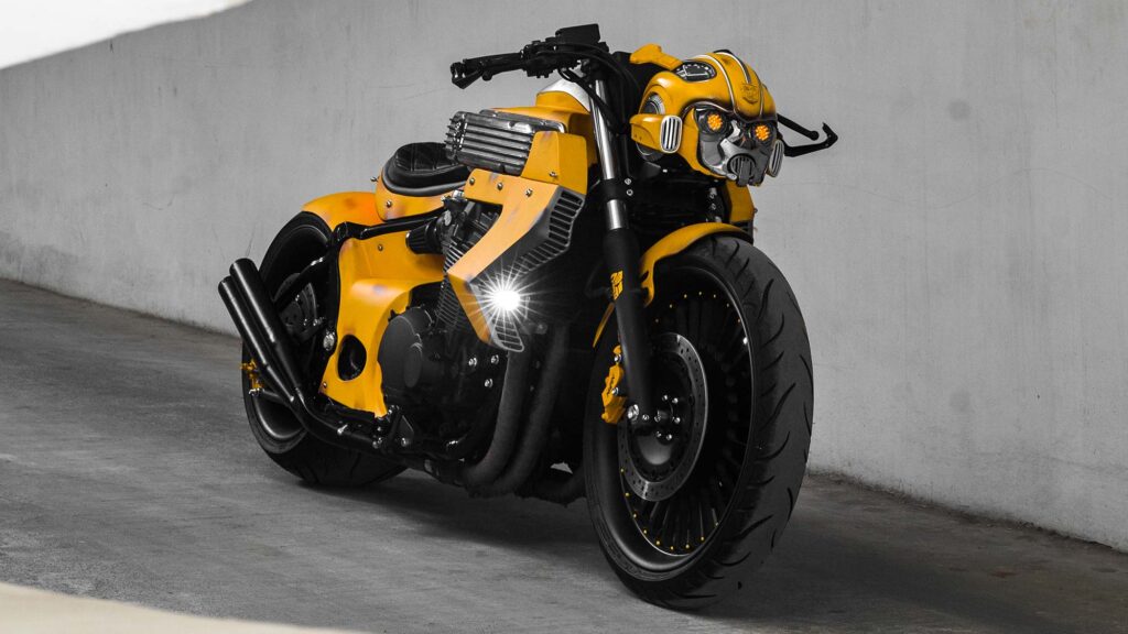 Custom Bumblebee Motorcycle By RH Customs Answered The Question Of What ...