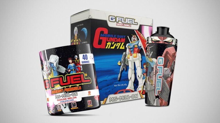 G FUEL Teamed With Bandai Namco For Gundam Co-branded Energy Drink