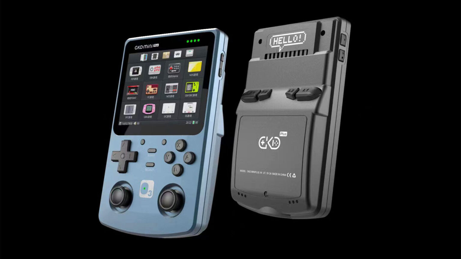 GKD Plus Retro Game Console: 2,500+ Games In Your Pocket Handheld Retro ...