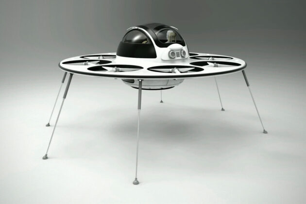 Once Upon A Time, Someone Proposed An UFO Passenger Drone And Floating ...