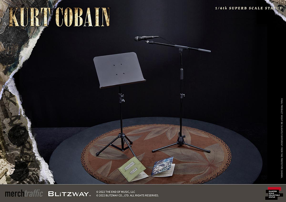 Kurt Cobain 1/4 Scale Statue By Blitzway Is A Must-have For Super Fans ...