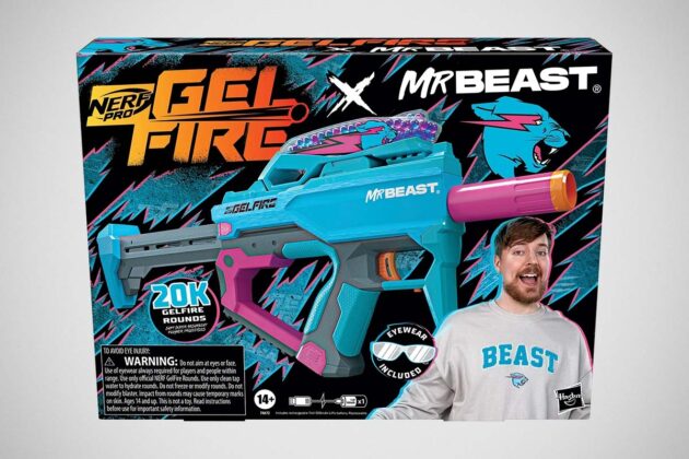 NERF Collab With YouTube Personality MrBeast For NERF Pro Gelfire x ...