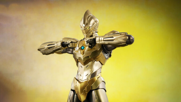 ThreeZero FigZero 1/6 Ultraman Suit Glitter Tiga: Metallic Golden And Limited