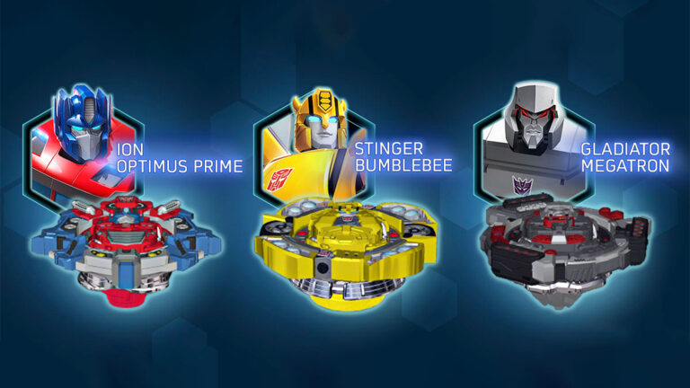 Transformers Teamed Up With Beyblade For Transformers Digital Tops