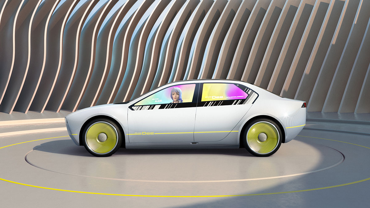 BMW i Vision Dee Concept Car Changes Colors And Patterns With Color E ...