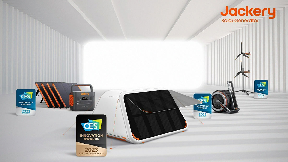 Jackery LightTent-AIR Is An Inflatable Tent That Has Solar Panels