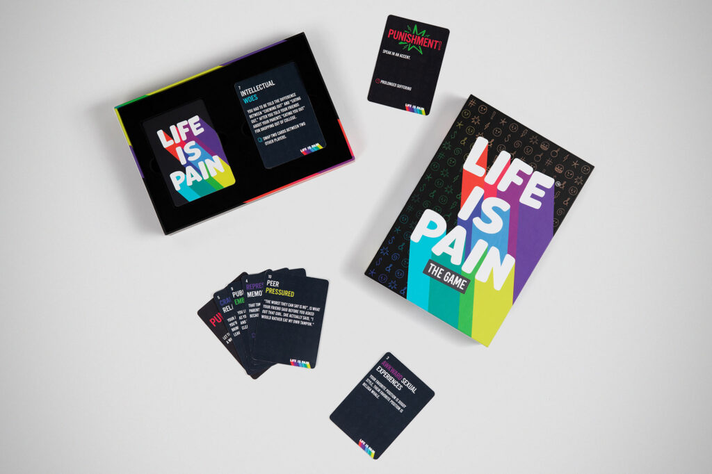 Life Is Pain Takes The Pains Of Life And Turned Into A Funny Card Game