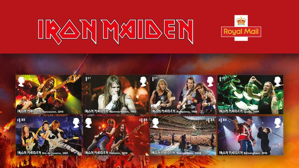 Royal Mail Iron Maiden Philatelic Collection: Iron Maiden, Now On Stamps
