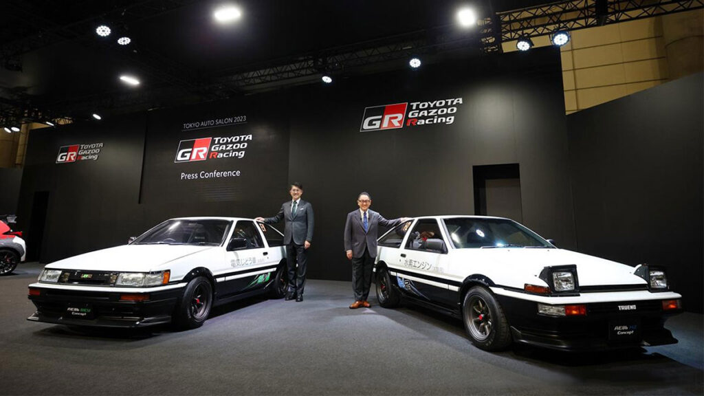 Legendary Toyota AE86 Trueno And Levin Reborn As Hydrogen And Battery ...