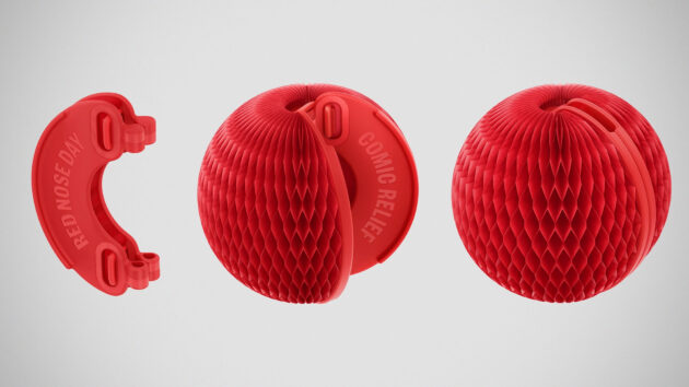The Red Nose Reimagined By Jonathan Ive For Comic Relief