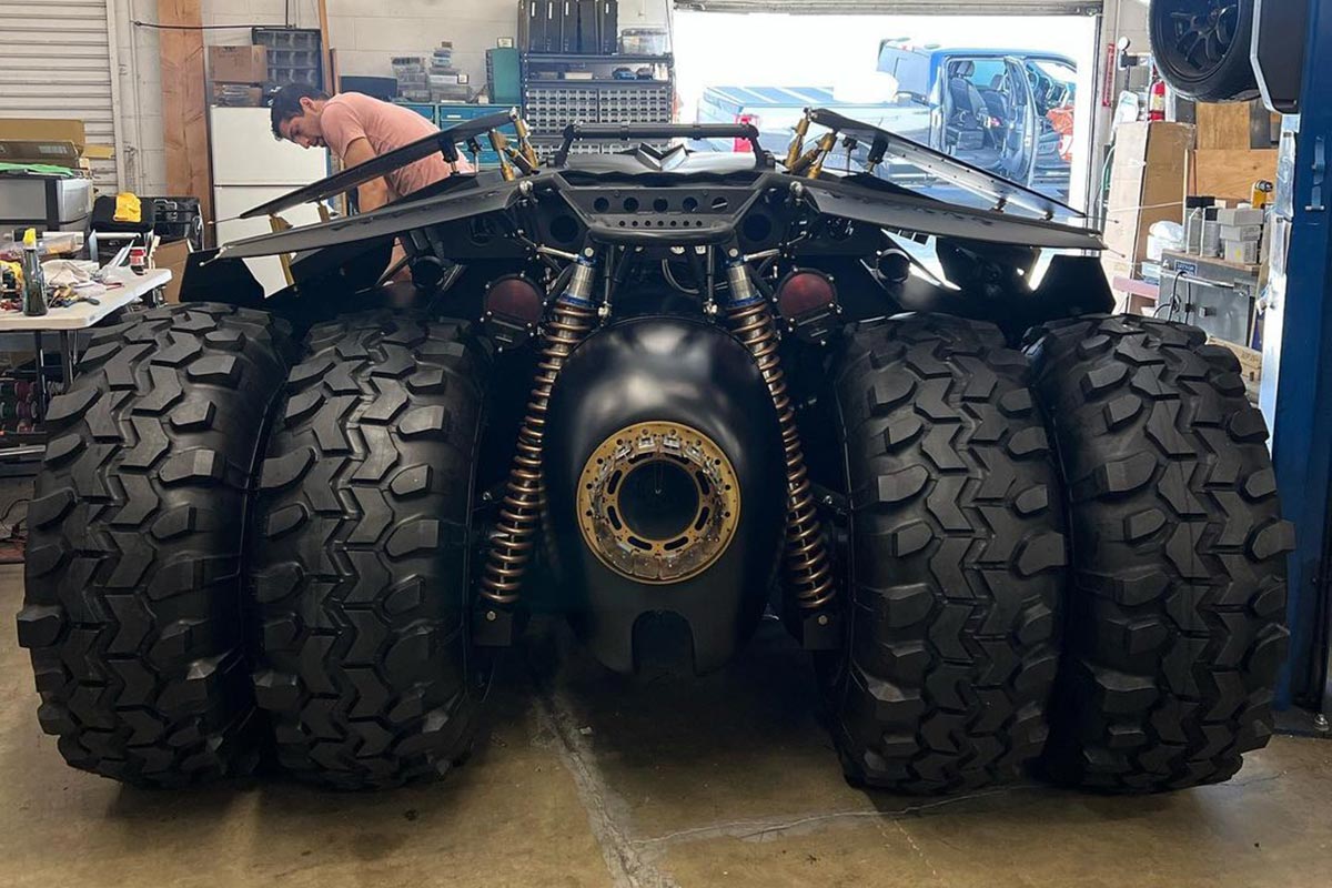 LAMBOJESUS’ Custom The Dark Knight Batmobile “Tumbler” By Marc Irvin