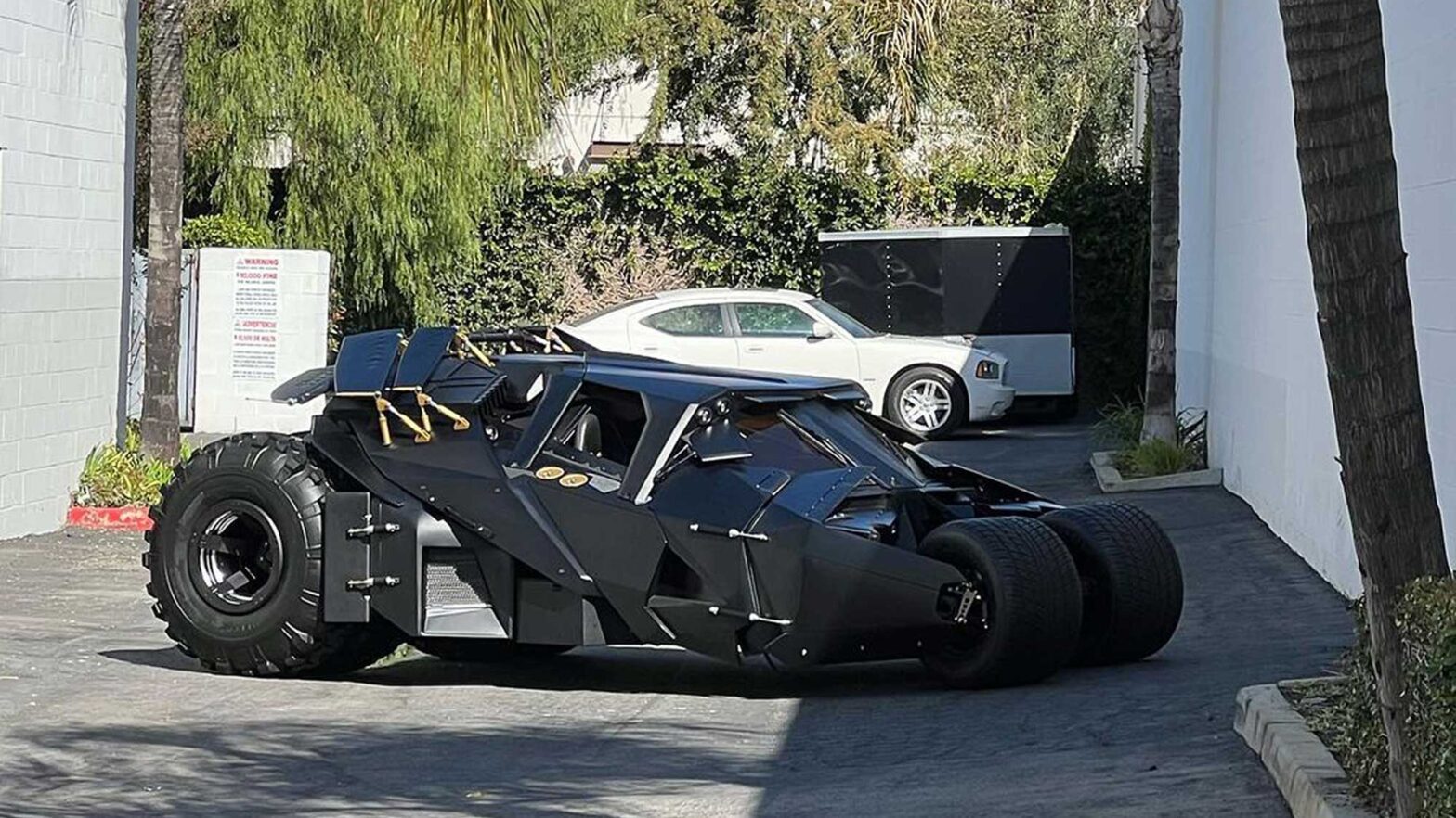 LAMBOJESUS’ Custom The Dark Knight Batmobile “Tumbler” By Marc Irvin