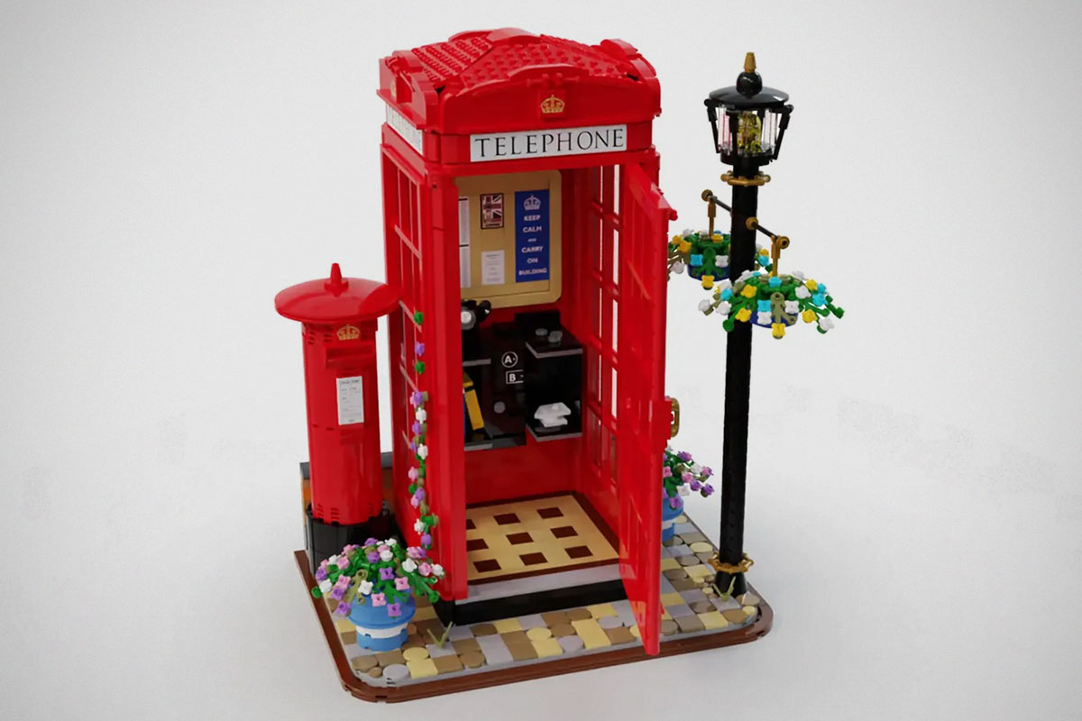 Red London Telephone Box And The Nightmare Before Christmas Selected As ...