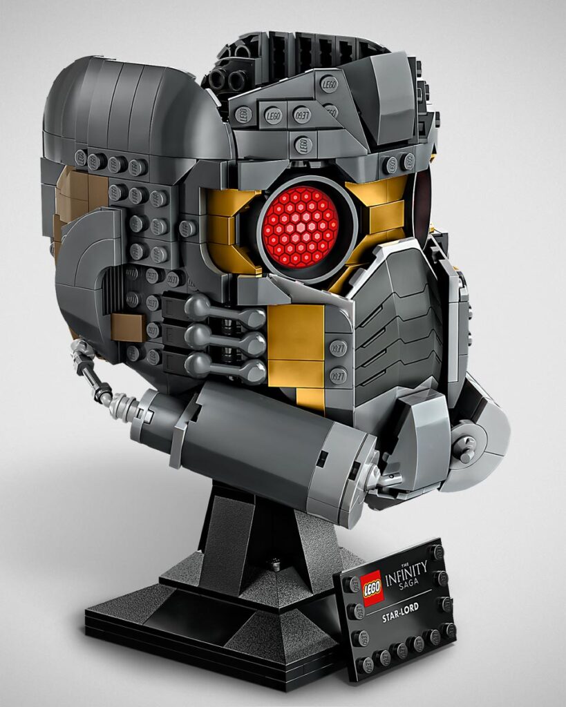 Star-Lord’s Helmet Joins The Growing List of LEGO Helmet Building Sets