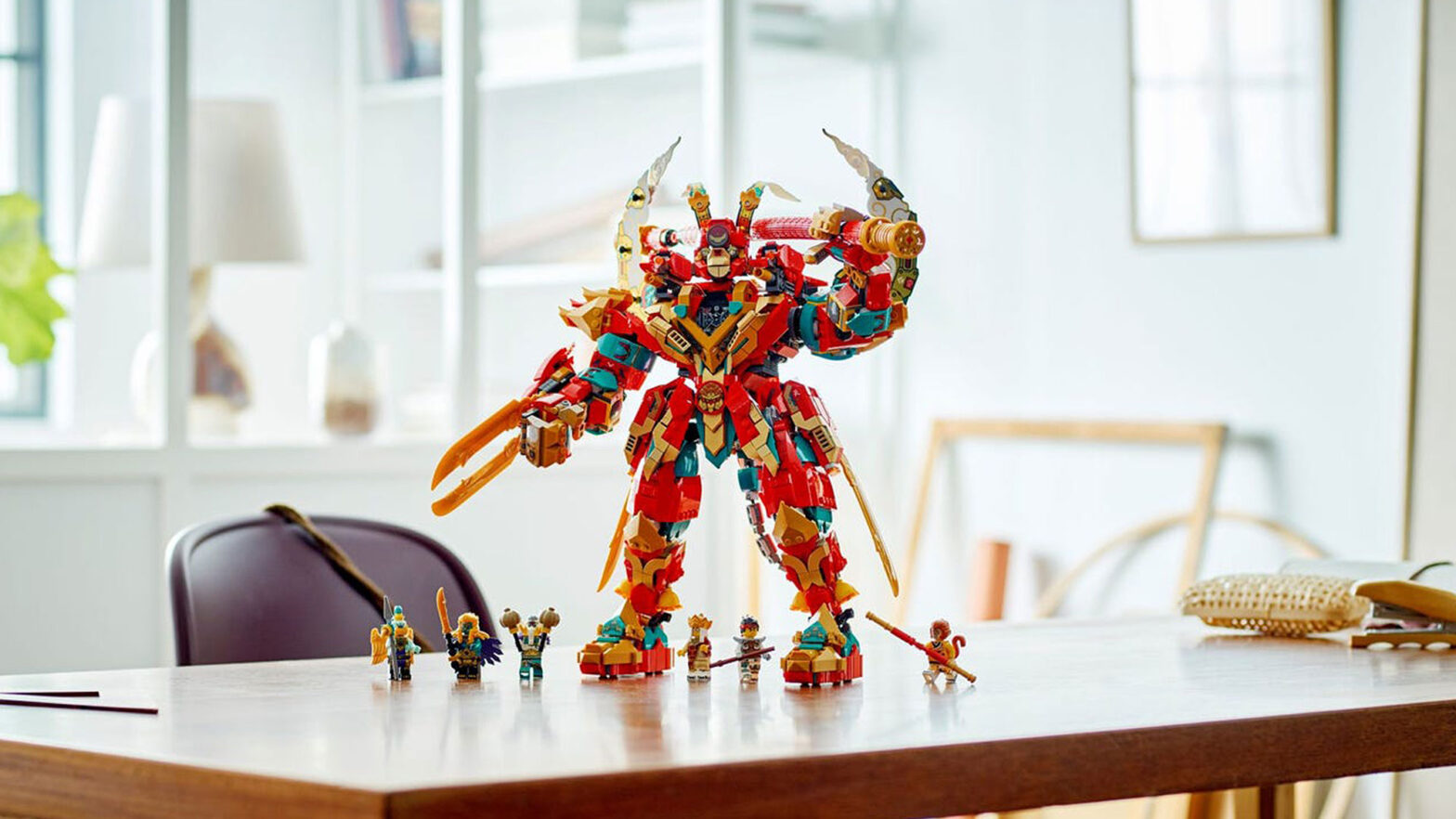 LEGO Monkey King Warrior Mech Upgraded To A Beefy Monkey King Mech Ultra