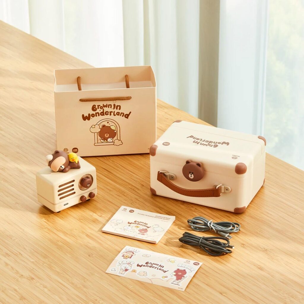 Muzen OTR Sticker Bluetooth Speaker And Super Cool LINE FRIENDS Edition ...
