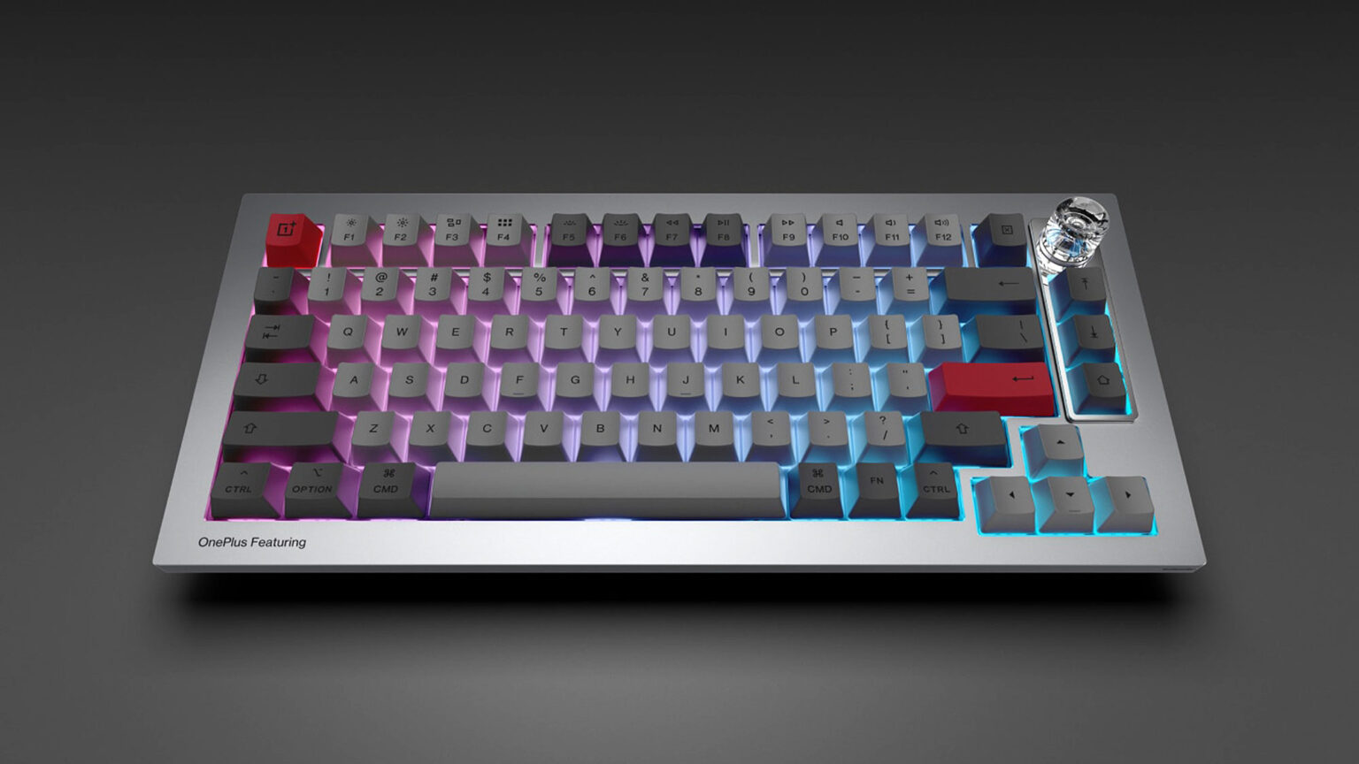 OnePlus’ First Keyboard Has A Customizable Rotary Dial And A Slider ...