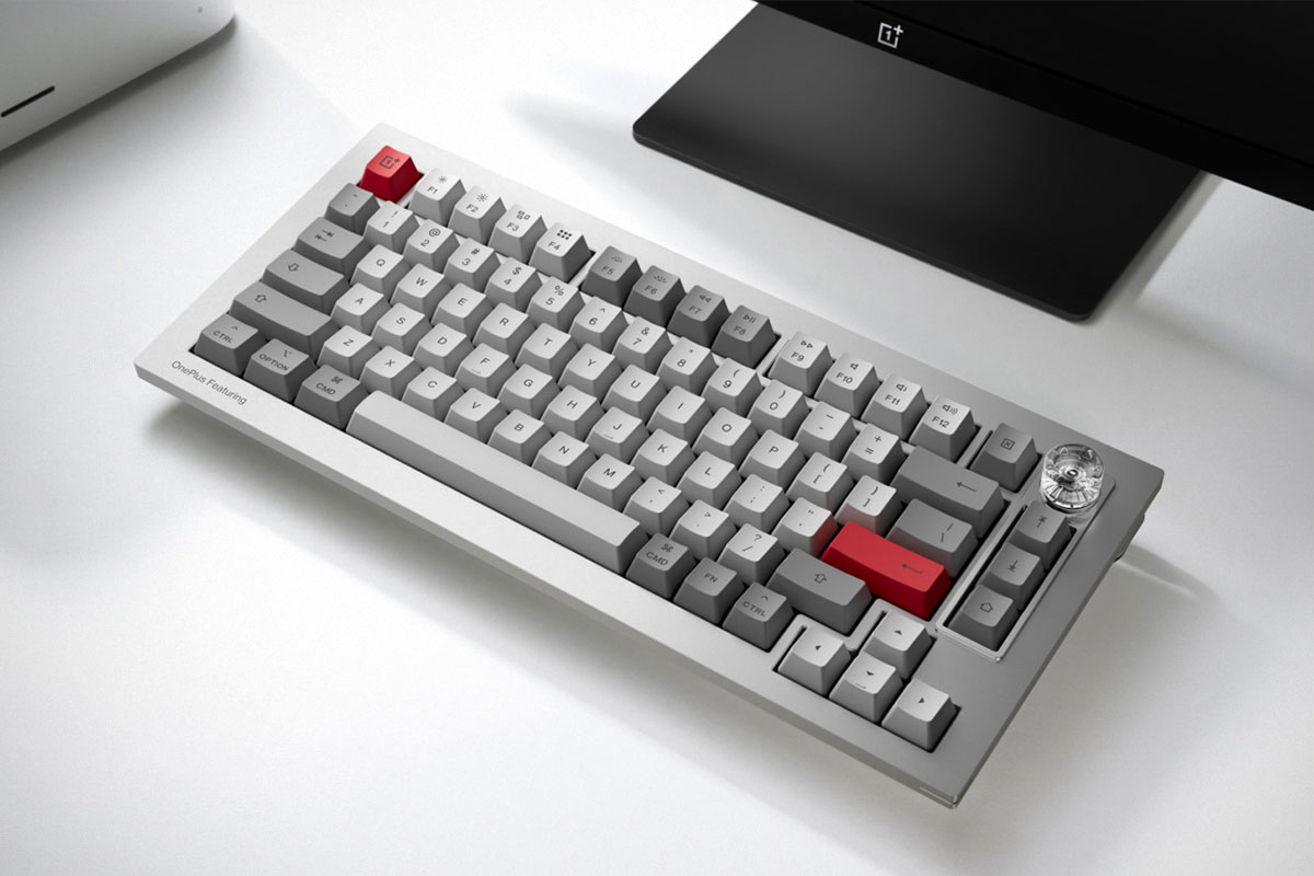OnePlus’ First Keyboard Has A Customizable Rotary Dial And A Slider ...
