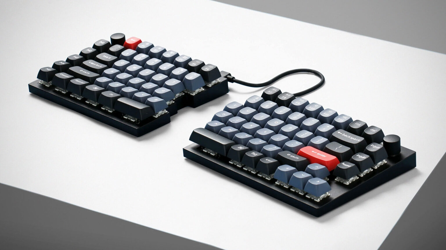Keychron Q11 QMK Custom Mechanical Keyboard Is Split Into Two Halves