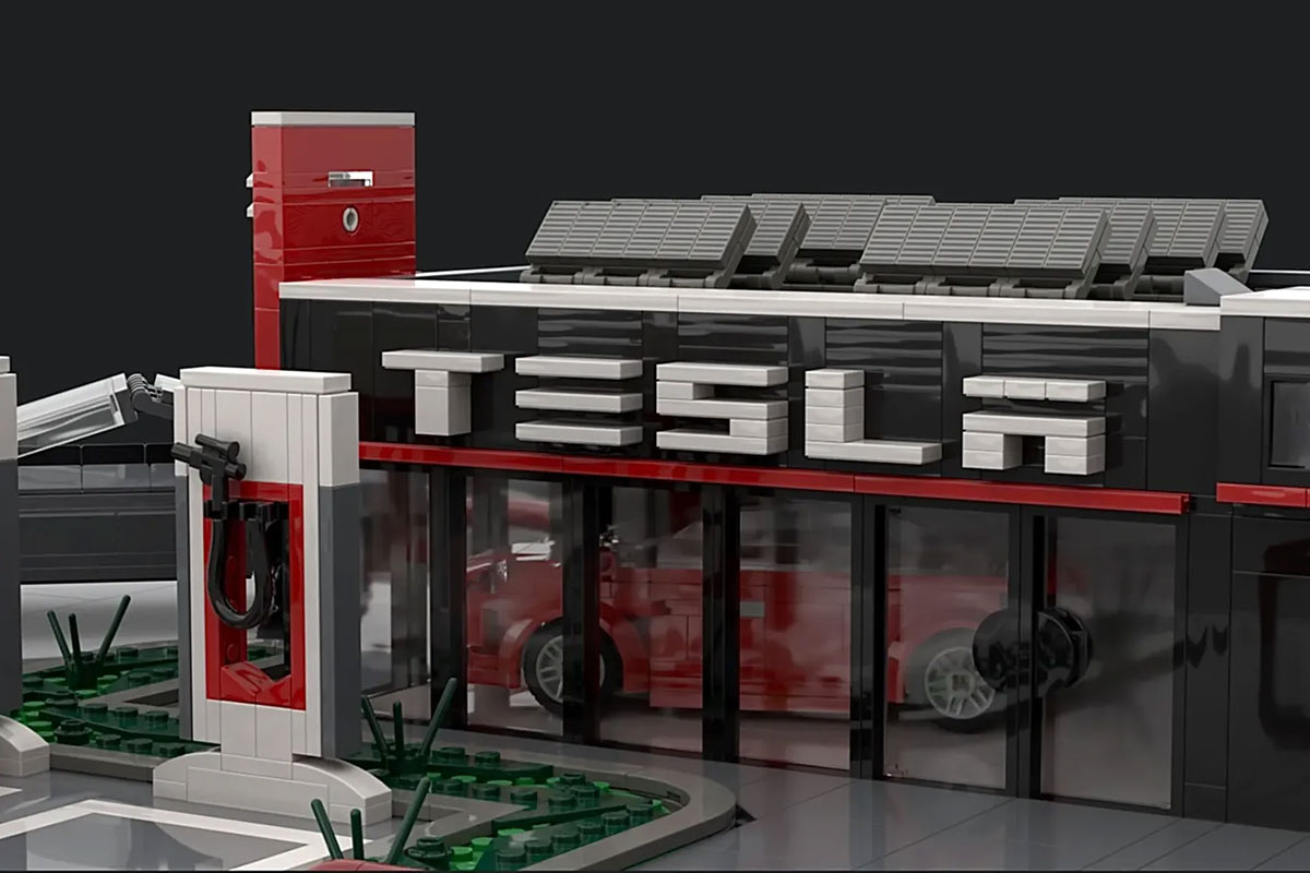 This Proposed LEGO Ideas Tesla Center Has All The Works Of A Tesla Center