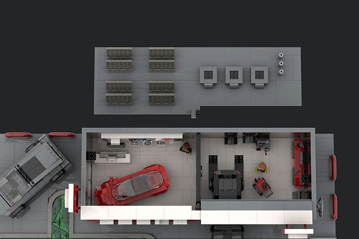 This Proposed LEGO Ideas Tesla Center Has All The Works Of A Tesla Center