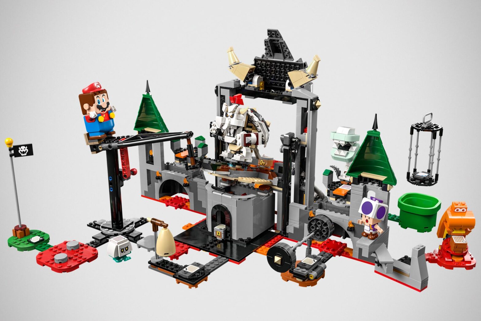 LEGO Super Mario Dry Bowser Castle Battle Expansion Set (71423) Unveiled