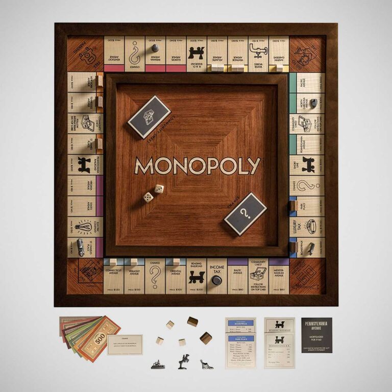 Monopoly Goes Luxury, Has Faux Leather, Real Wood Cabinet Instead Of A ...