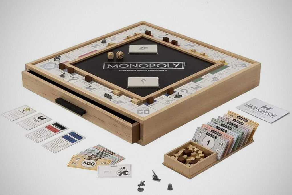 Monopoly Goes Luxury, Has Faux Leather, Real Wood Cabinet Instead Of A ...