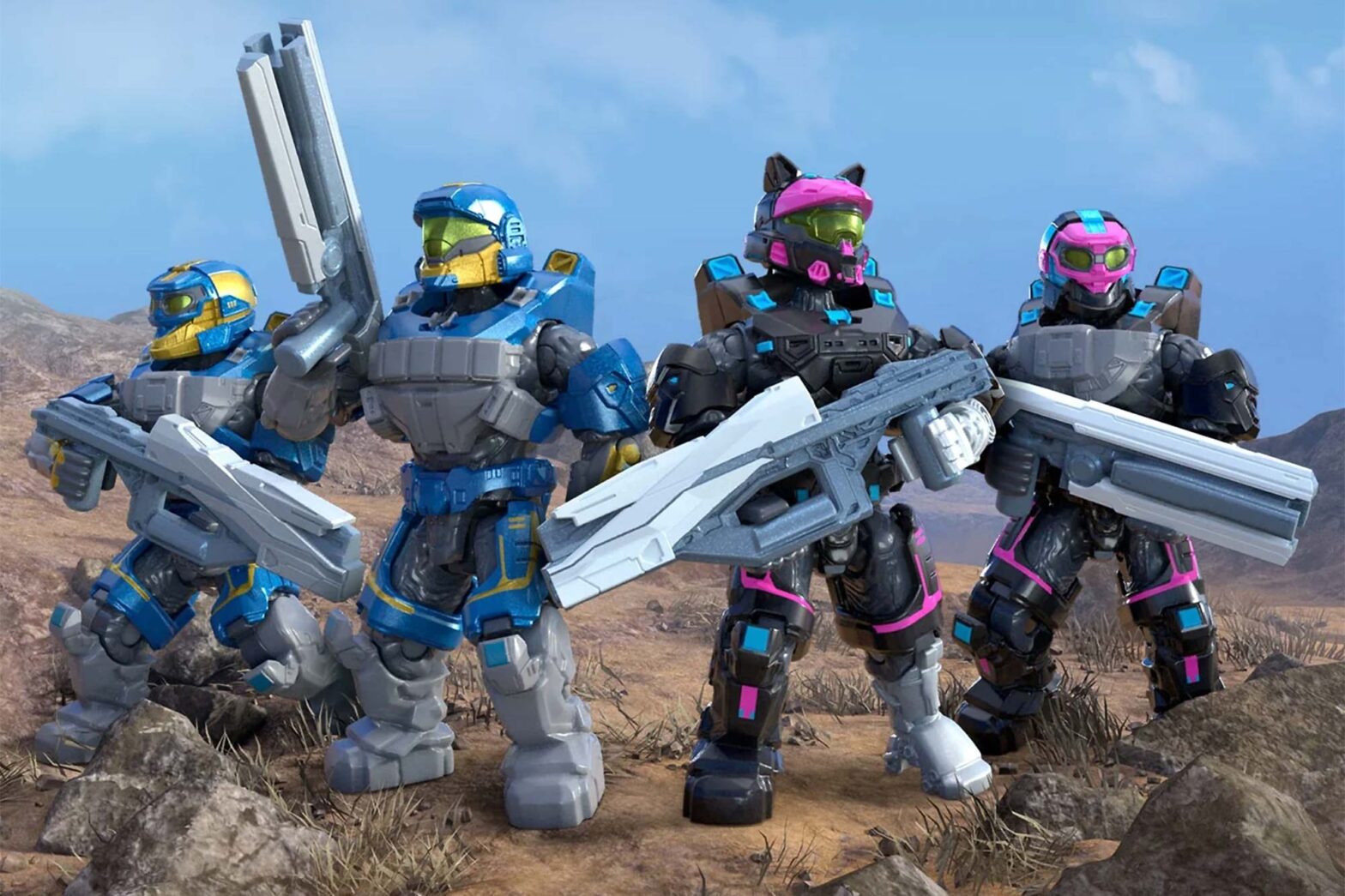 Fan Voted MEGA Halo Multiplayer Mayhem Building Toy Kit Is Available ...