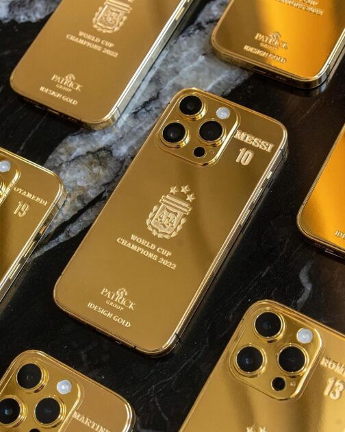 Messi Celebrates Argentina’s World Cup Win By Gifting Gold iPhones To ...