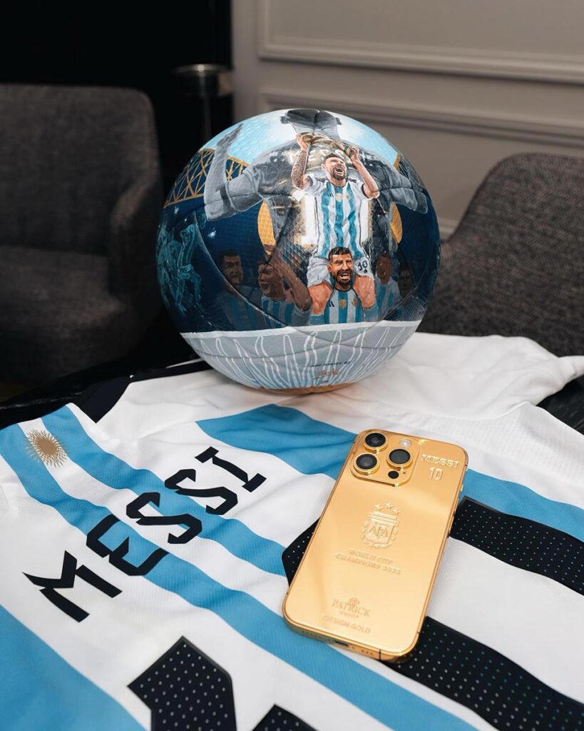 Messi Celebrates Argentina’s World Cup Win By Gifting Gold iPhones To ...