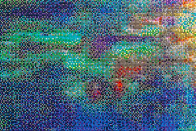 Chinese Artist Recreated Monet’s Giant Masterpiece With LEGO Elements