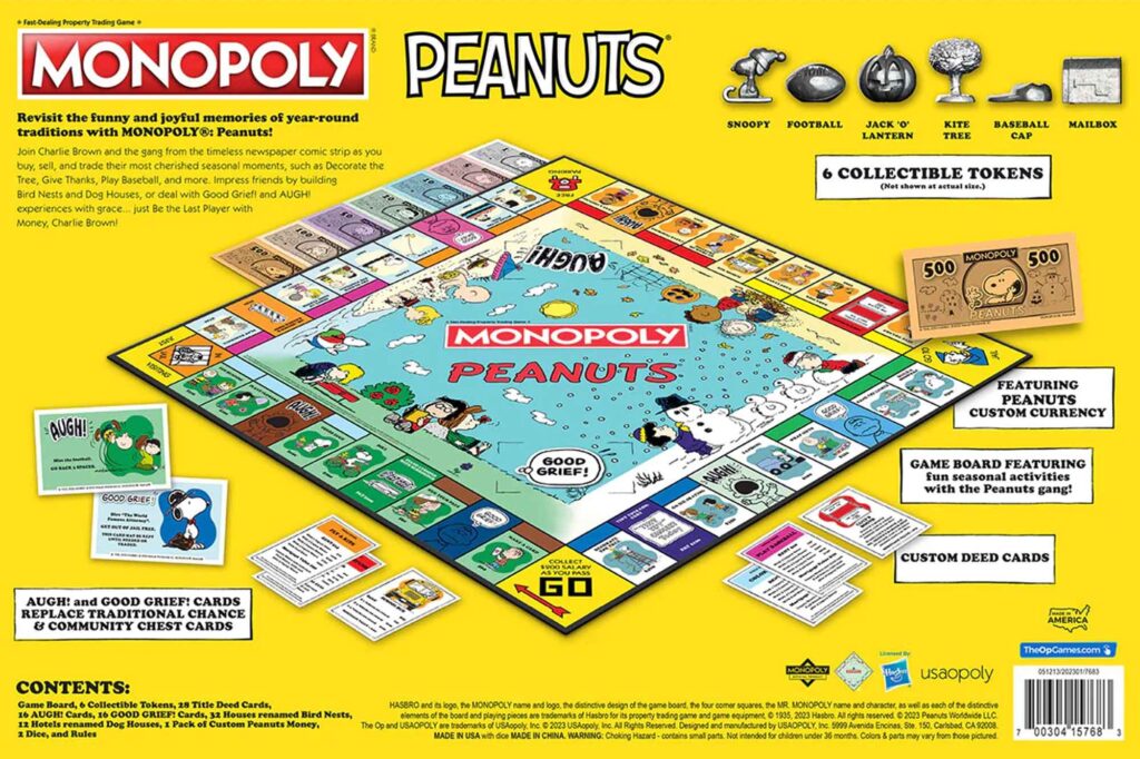 Monopoly: Peanuts: Yup. Another Peanuts Monopoly Board Game